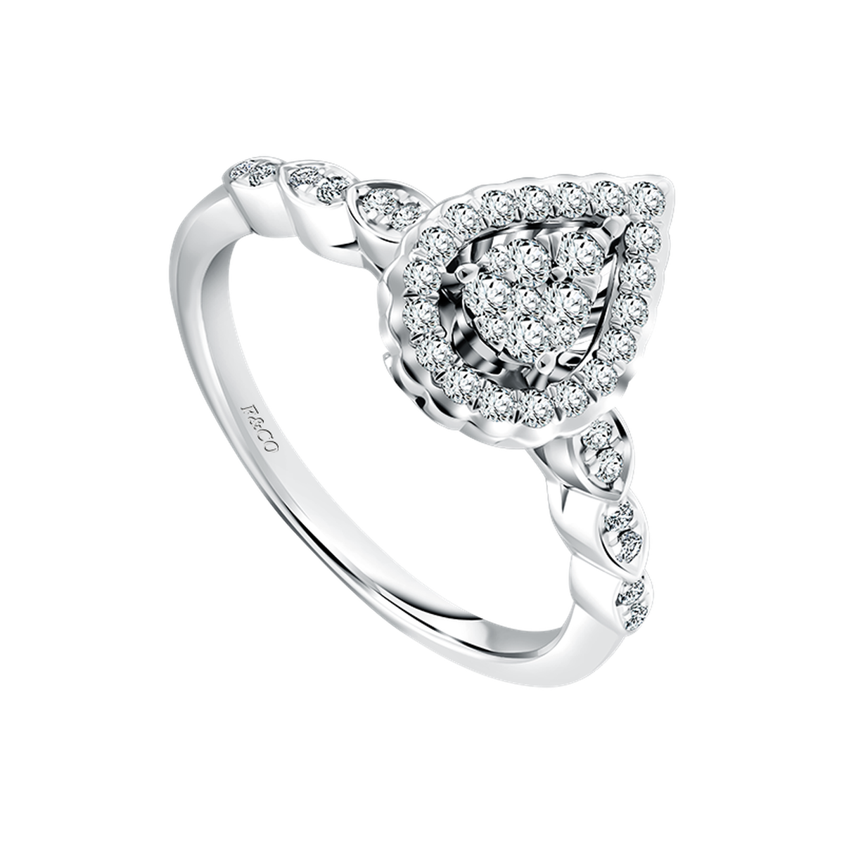 Frank & co. Dewdrops Fancy Ladies Ring - Frank & co. Jewellery