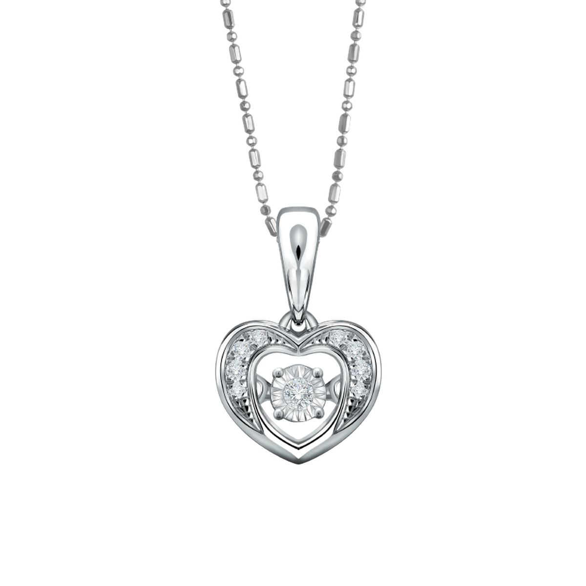 Frank & co. Rhythm Diamond Queen Of Heart Pendant