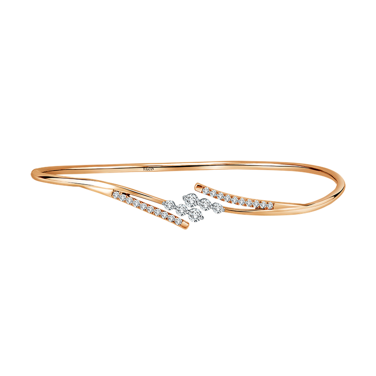 Frank & co. Flare Glimmer Bangle - Frank & co. Jewellery